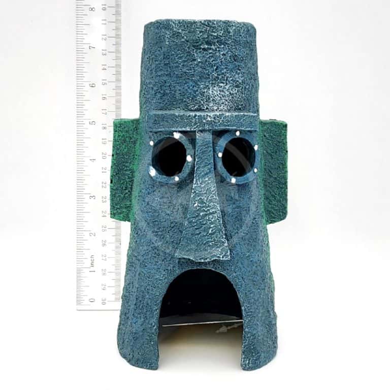 PP RESIN SQUIDWARD EASTER ISLAND HOME - Aquatics Unlimited