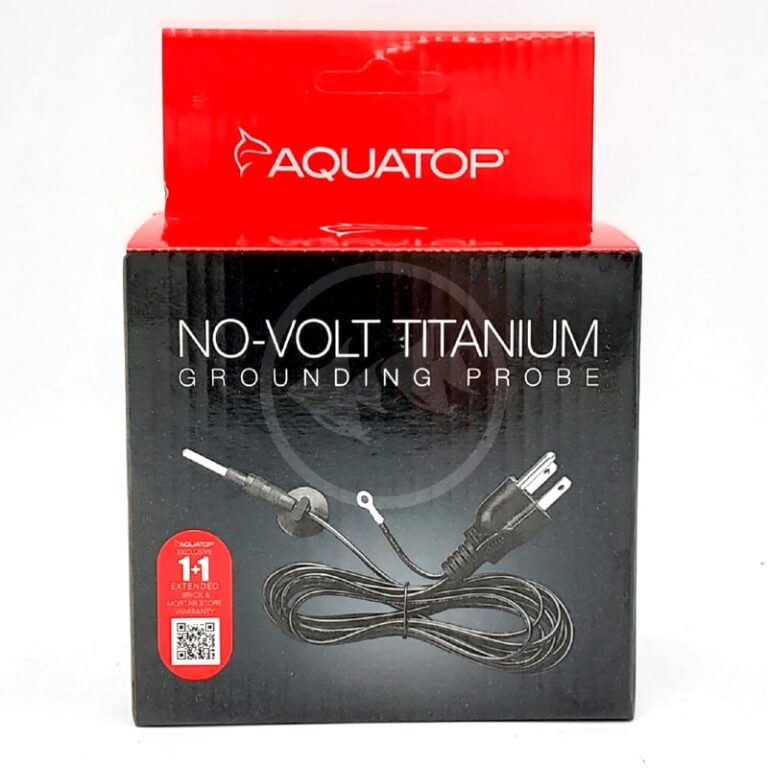 AQUATOP NO-VOLT TITANIUM GROUNDING PROBE - Aquatics Unlimited