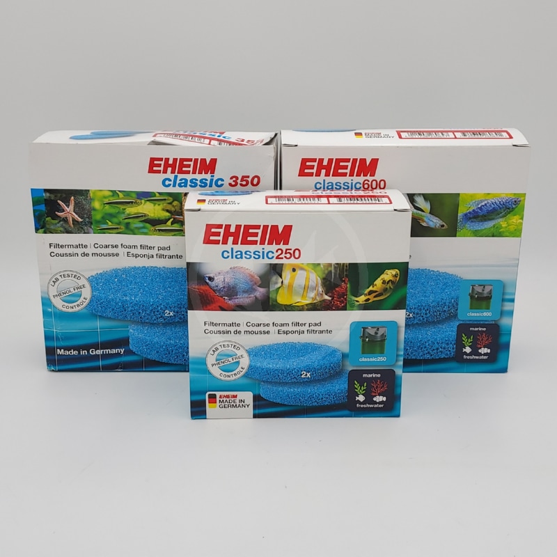 EHEIM CLASSIC COARSE BLUE FILTER PAD 2 PK - Aquatics Unlimited