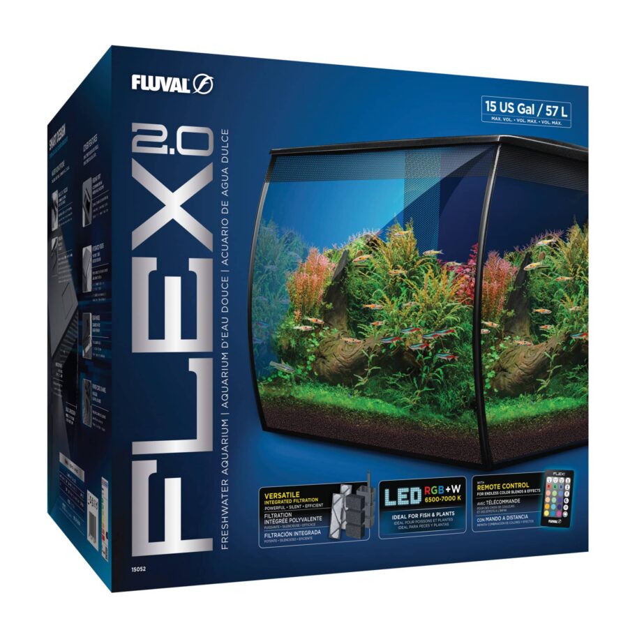 FLUVAL FLEX 2.0 BLACK TANK KIT - Aquatics Unlimited